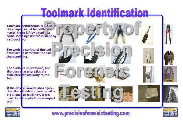 Toolmark Identification Poster – Precision Forensic Testing